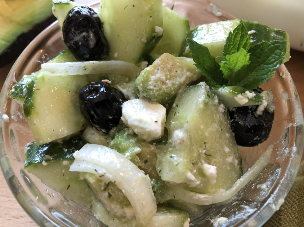French Cucumber Salad - French cuisine made simple