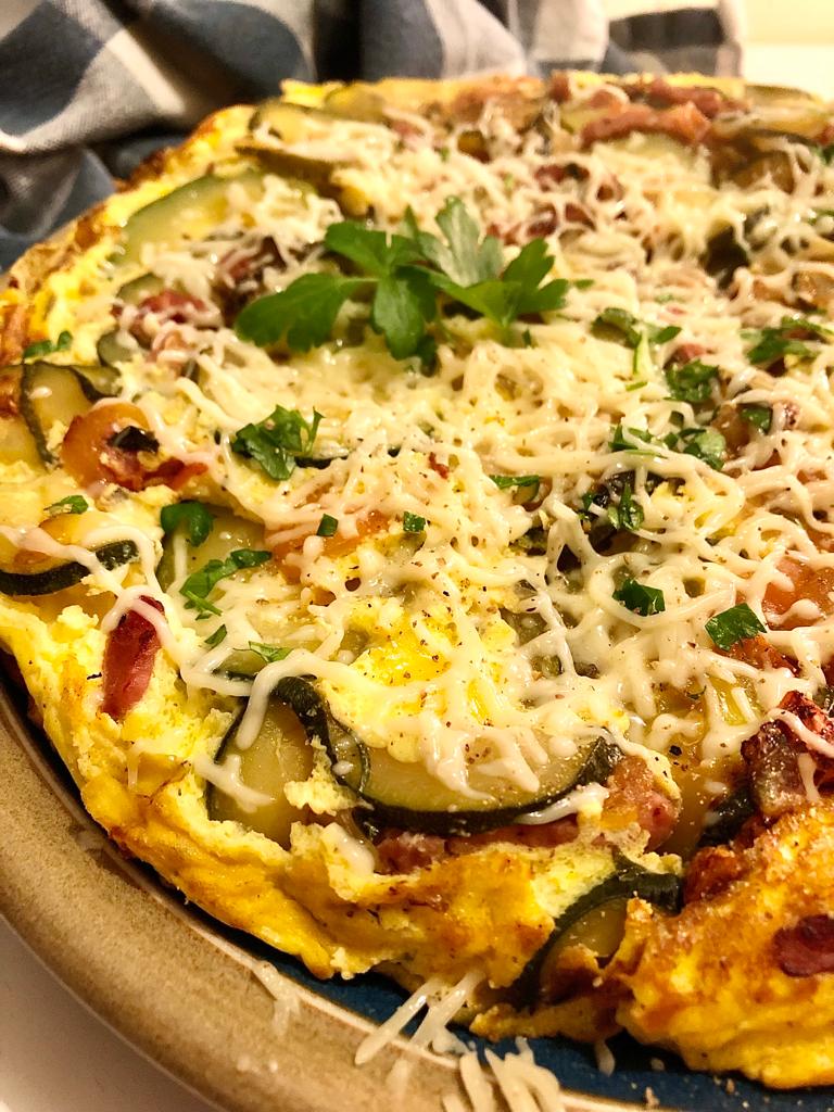 Veggie Tortilla Omelet - French Cuisine Made Simple